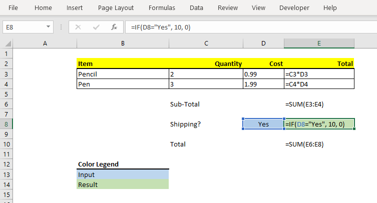 How to quickly use the Excel IF function - ExcelEgg